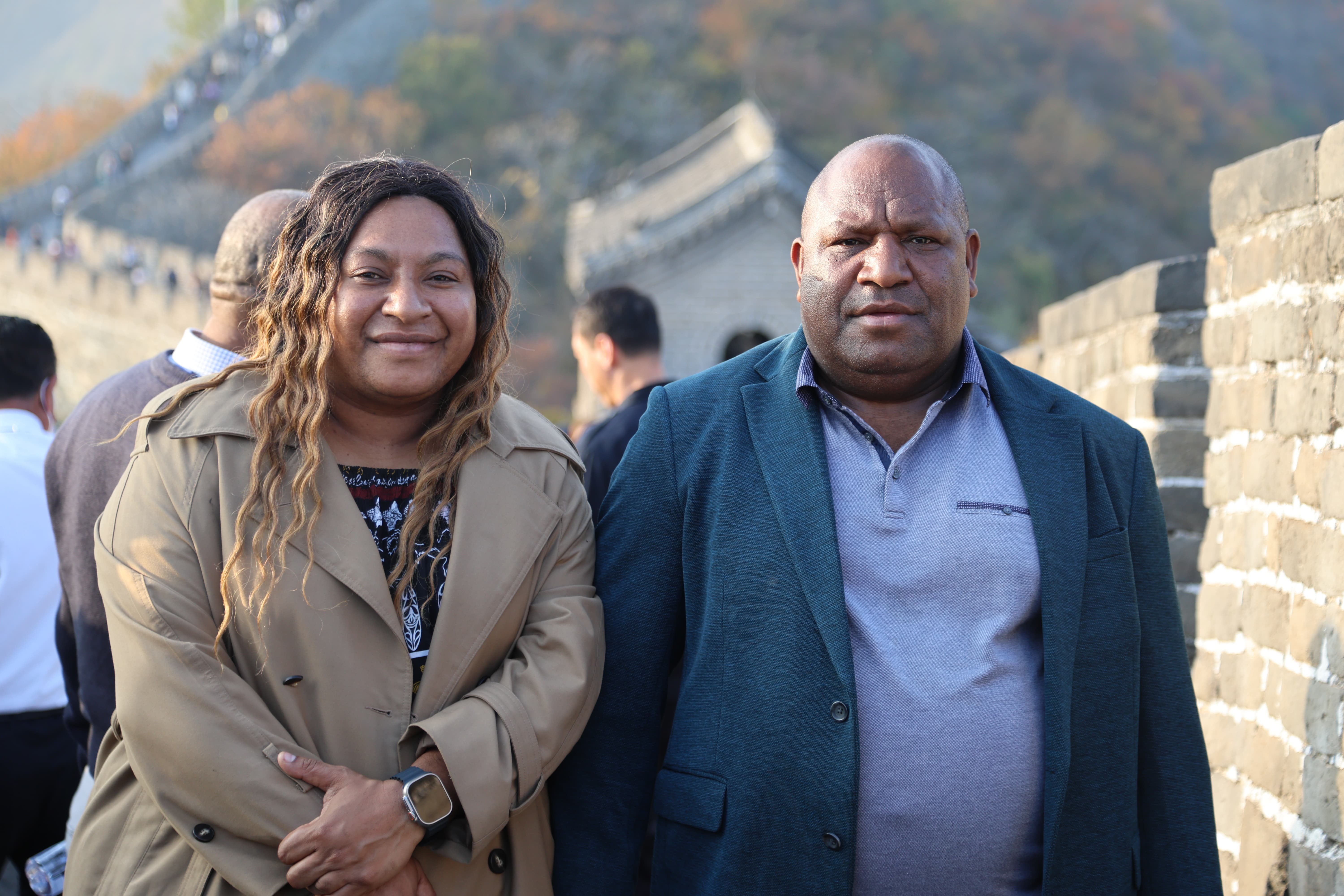 Independent State of Papua New Guinea's Defense Minister Solan Mirisim ...